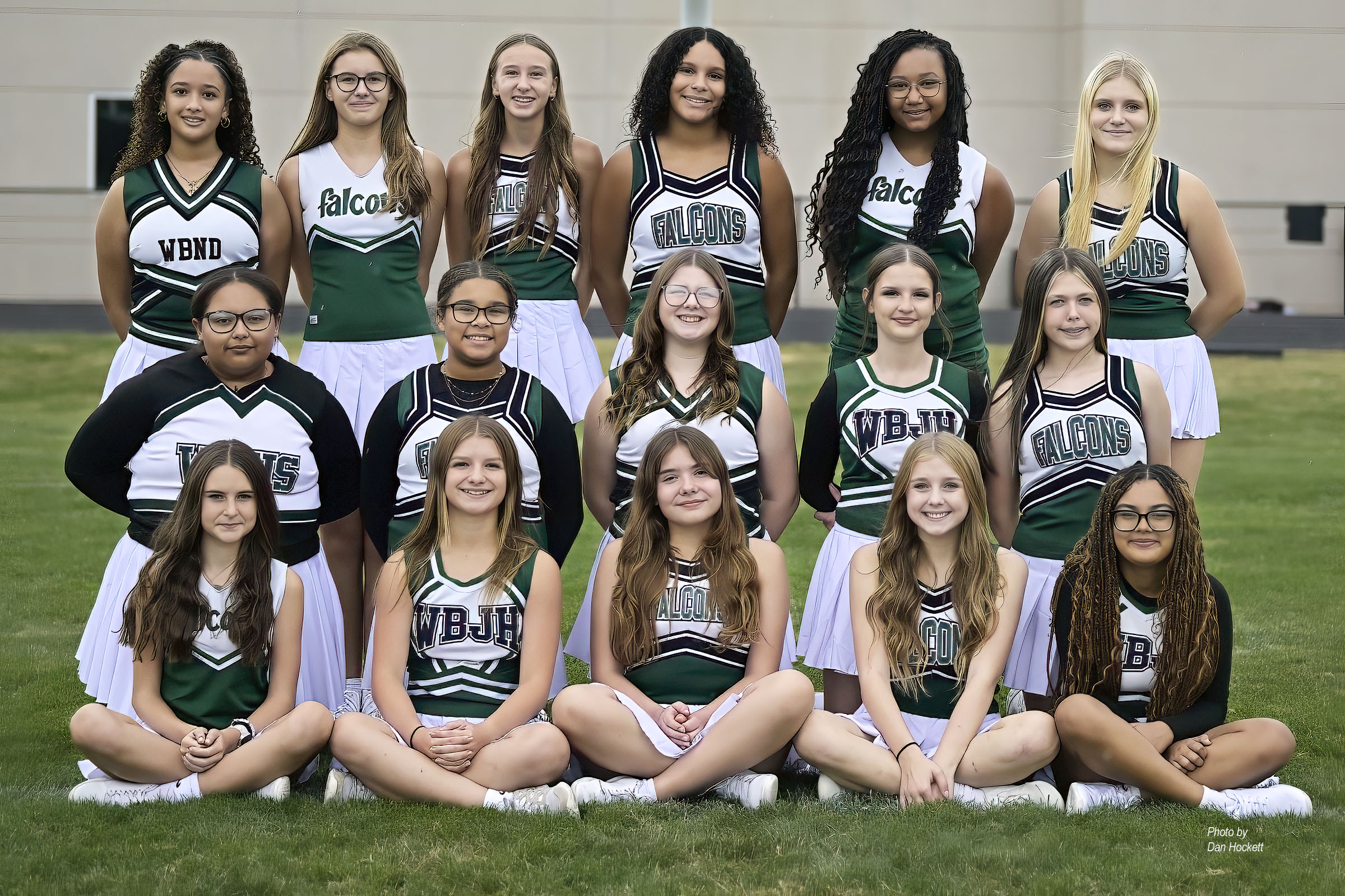 WB-ND Falcon 8th Grade Cheer 2025 – West Burlington, Iowa